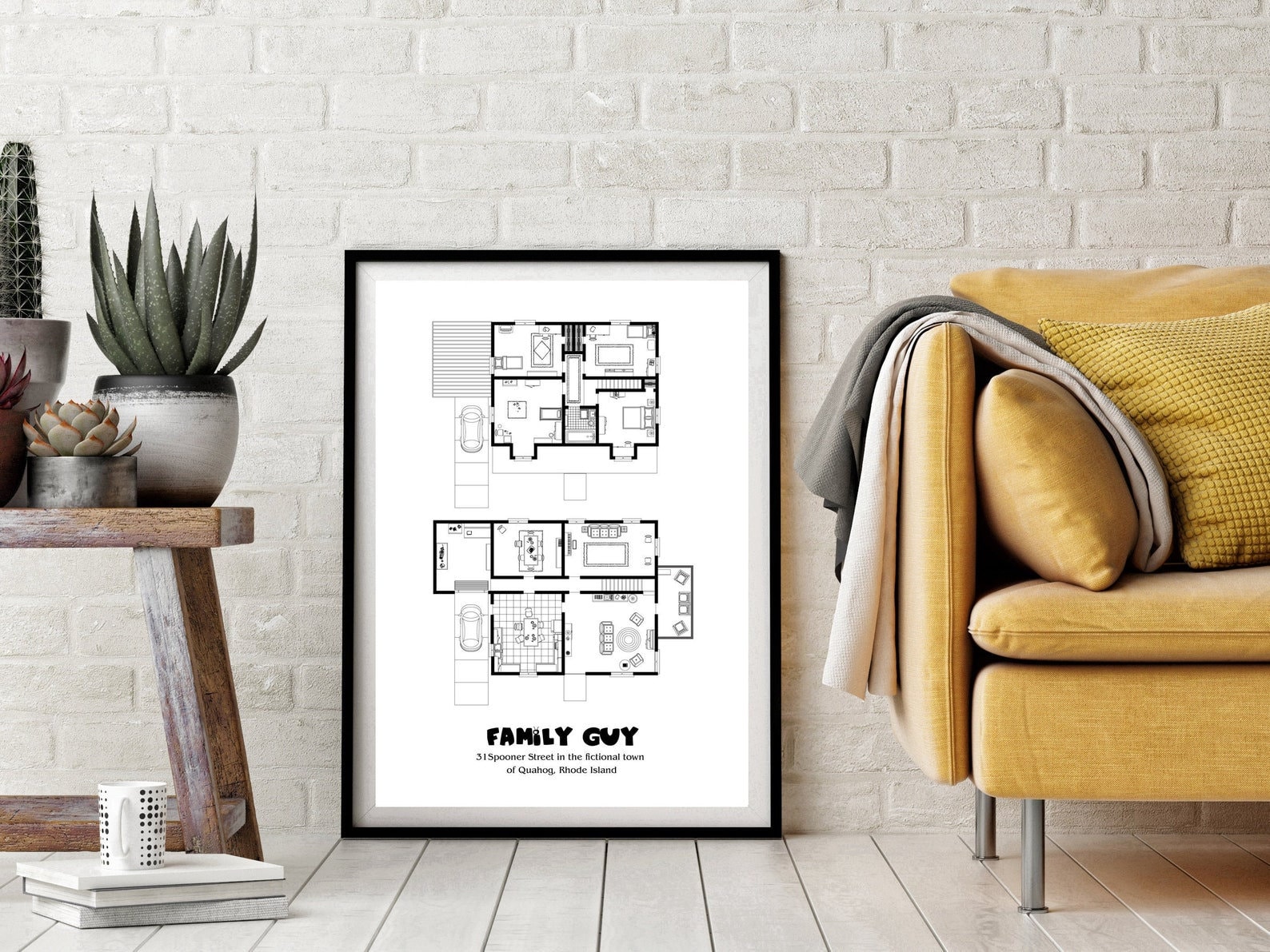 Family Guy Floor plan Home to Peter and Lois, Chris, Meg and Stewie ...