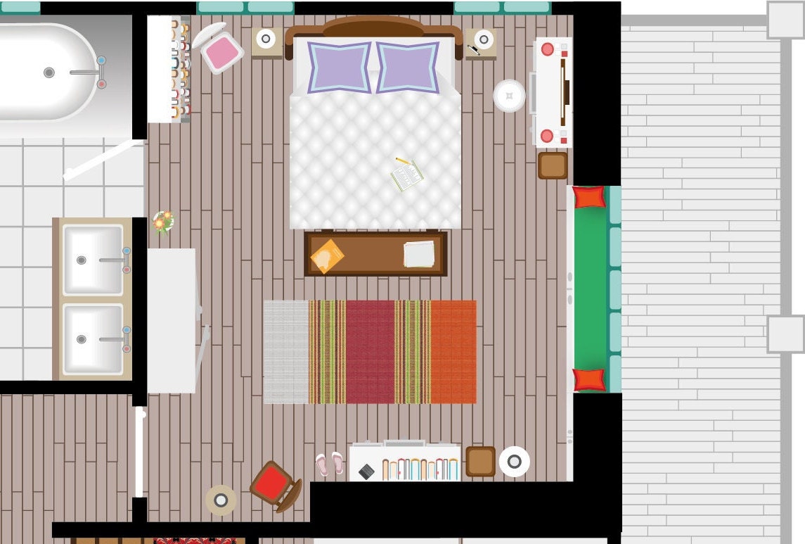 The Vampire diaries Floor plan, TV show, Elena Gilbert's House — Floor ...