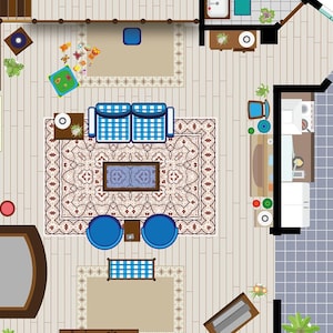 Full House Sitcom TV Show House Floor Plan - Etsy