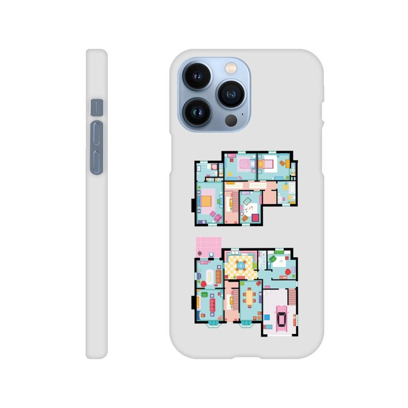 The Simpsons Floor Plan Slim Case - Etsy