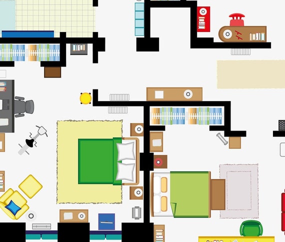 New Girl Loft Layout