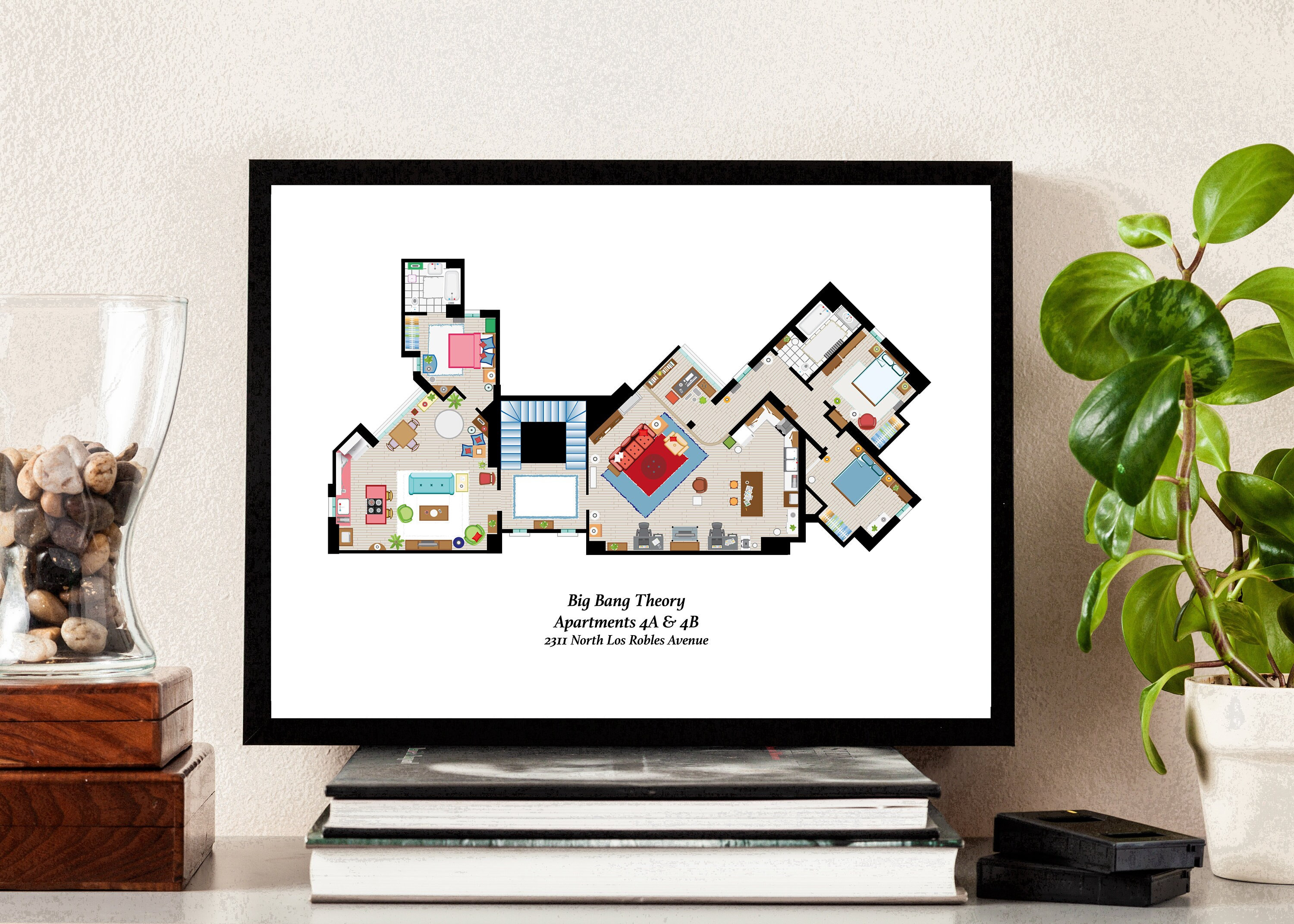 The big bang theory floor plan TV show — Floor Plans by Matilda