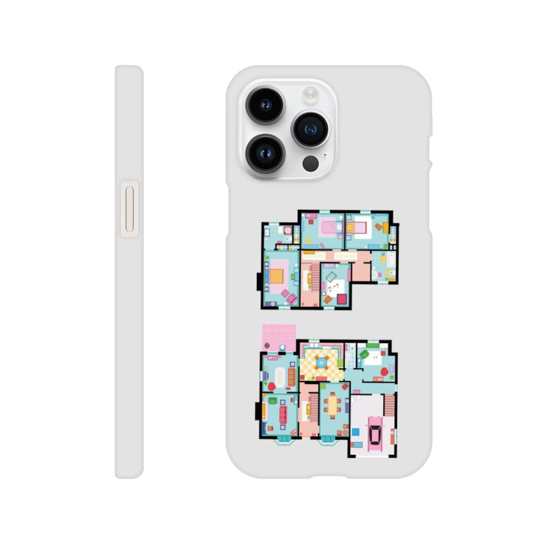 The Simpsons Floor Plan Slim Case - Etsy