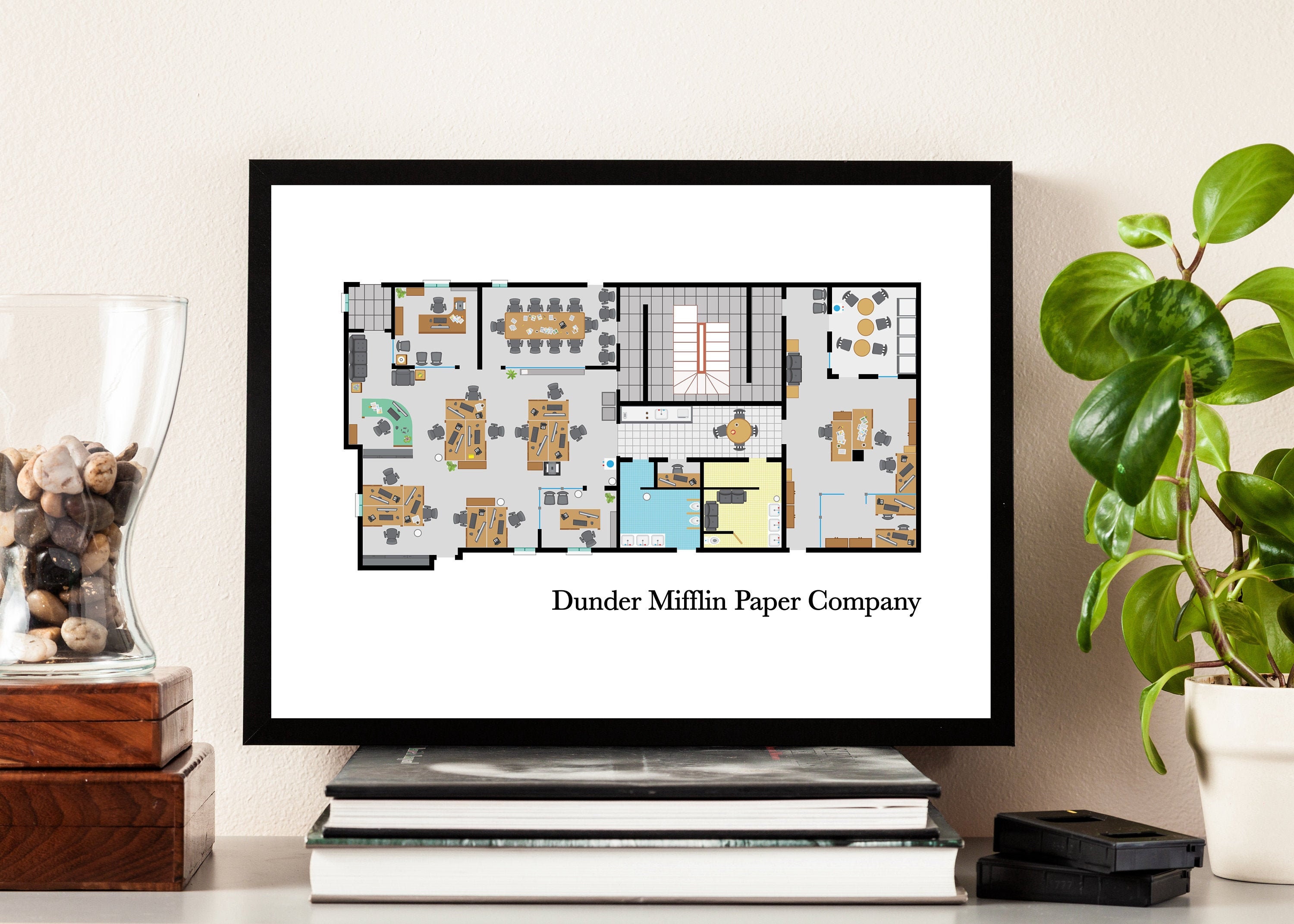 The Office Floor Plan | The Office TV Show | Blueprint | Dunder Mifflin ...