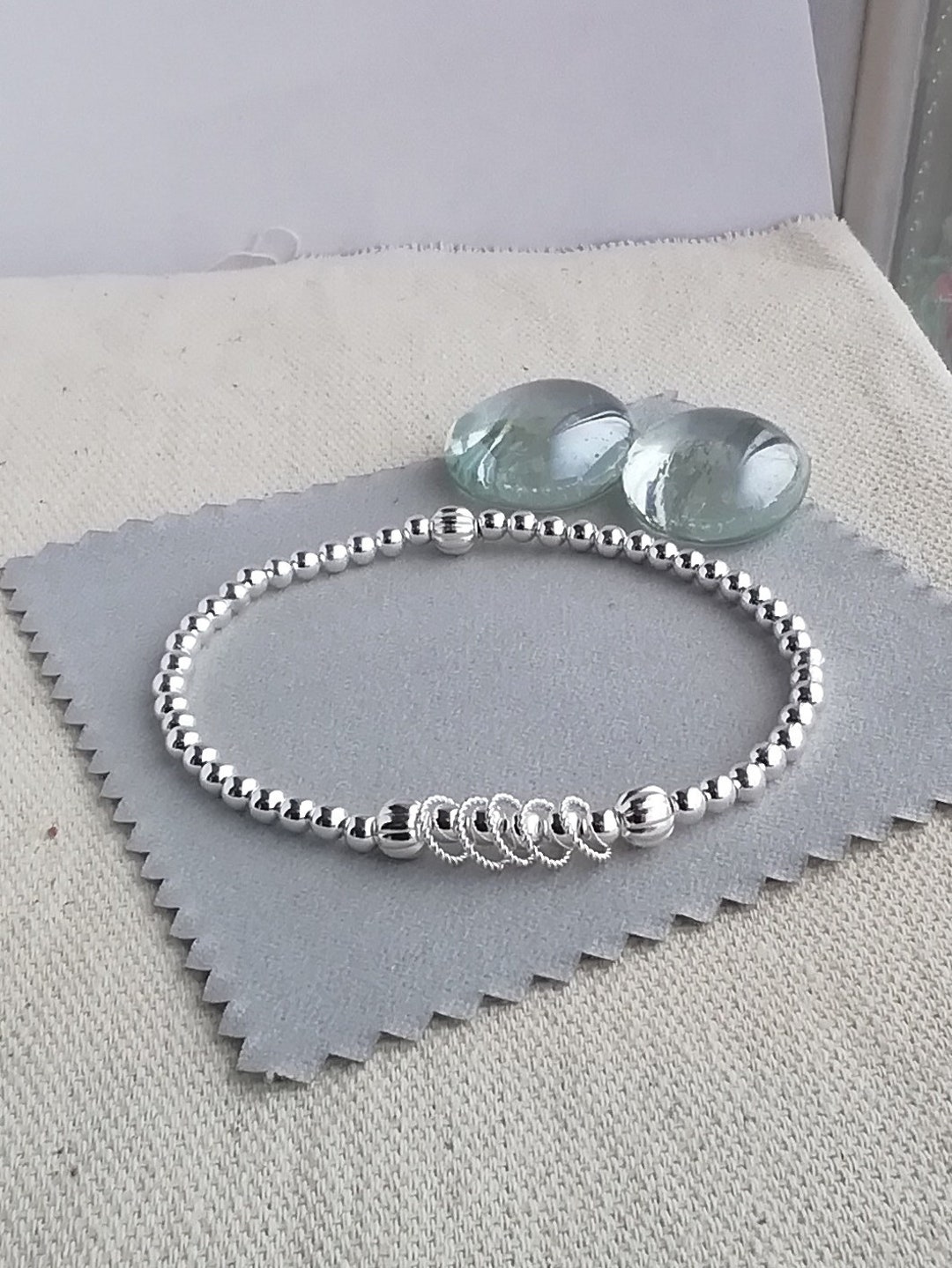 Sterling Silver 50th Birthday Bracelet 50th Bracelet Gift - Etsy
