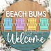 Beach Bums Door Hanger Diy | Door Hanger Diy | Door Hanger Kit | Paint ...