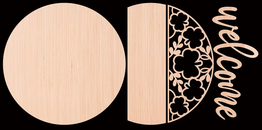 Welcome Clover St. Patrick's Day Door Hanger Diy | Door Hanger Diy ...