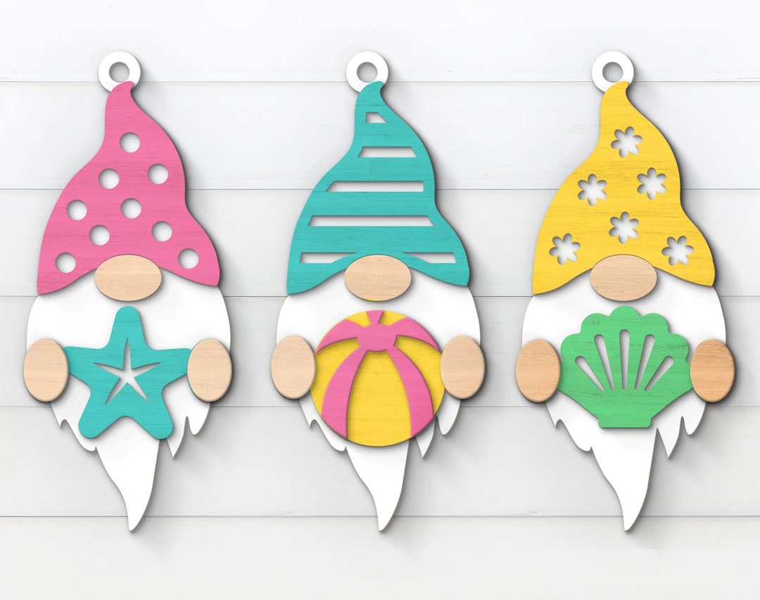 Summer Gnome Bundle | Gnome Diy | Summer Gnome Kit | Paint Kit ...