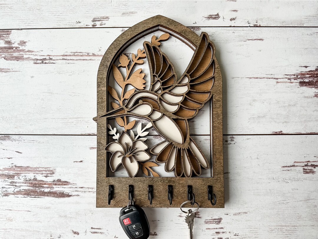 Multilayer Hummingbird Key Holder| Diy | Wall Décor | Paint Kit ...