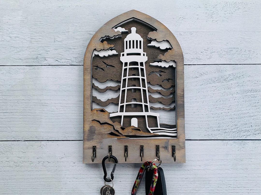 Multilayer Lighthouse Key Holder| Diy | Wall Décor | Paint Kit ...