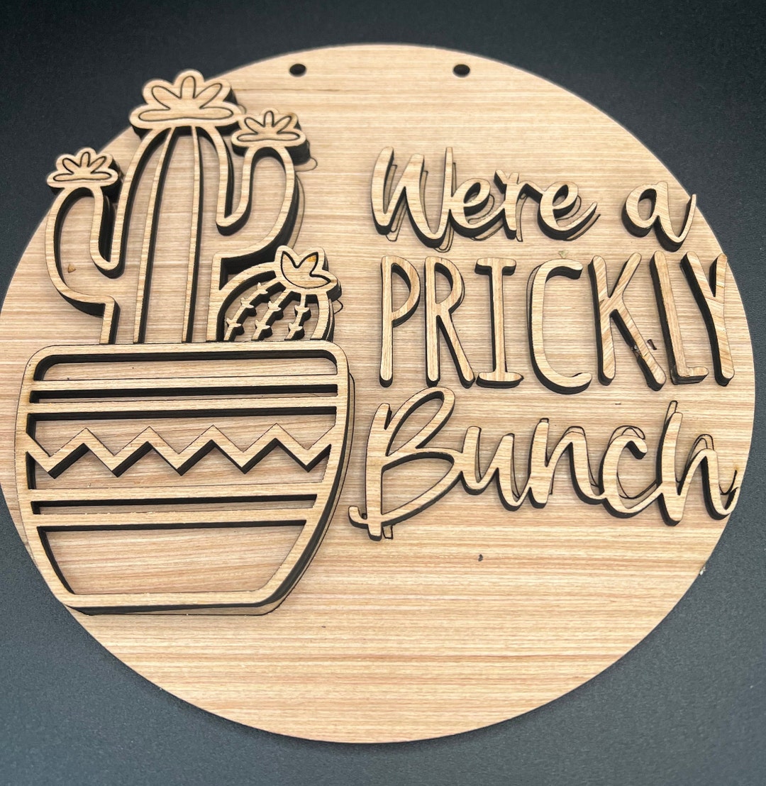 Cactus Door Hanger Diy | Door Hanger Diy | Door Hanger Kit | Paint Kit ...