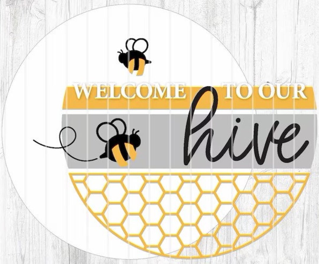 Welcome to Our Hive Door Hanger Diy Door Hanger Diy Door Hanger Kit ...
