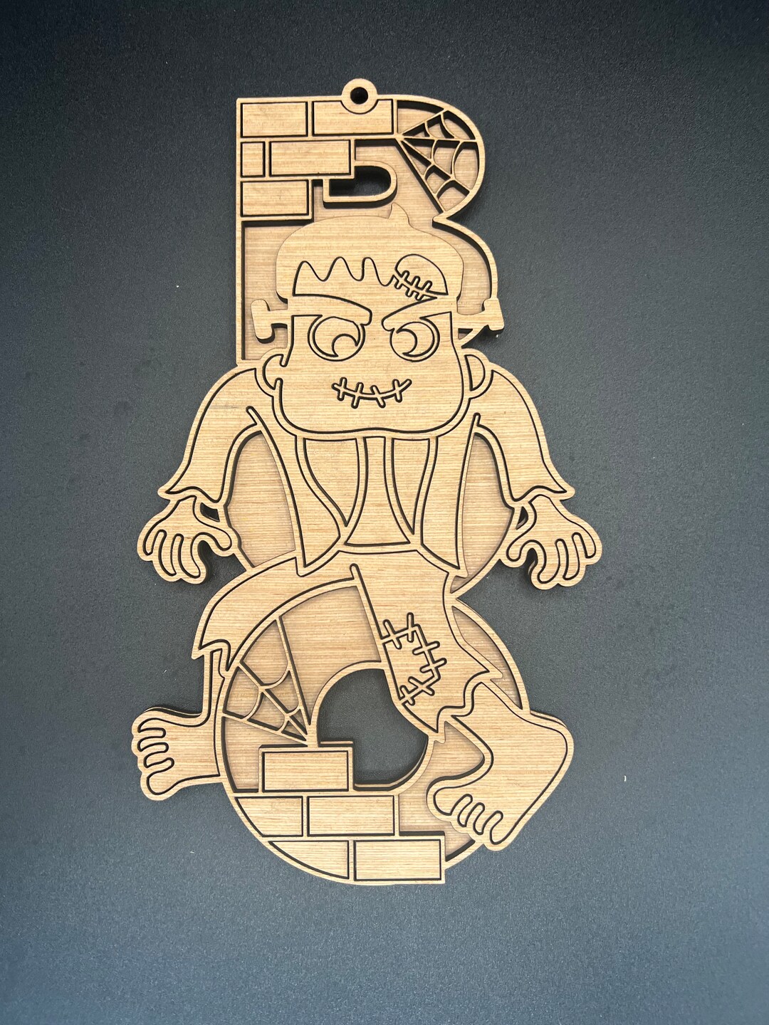 25" BOO Frankenstein Door Hanger Diy | Door Hanger Diy | Door Hanger ...