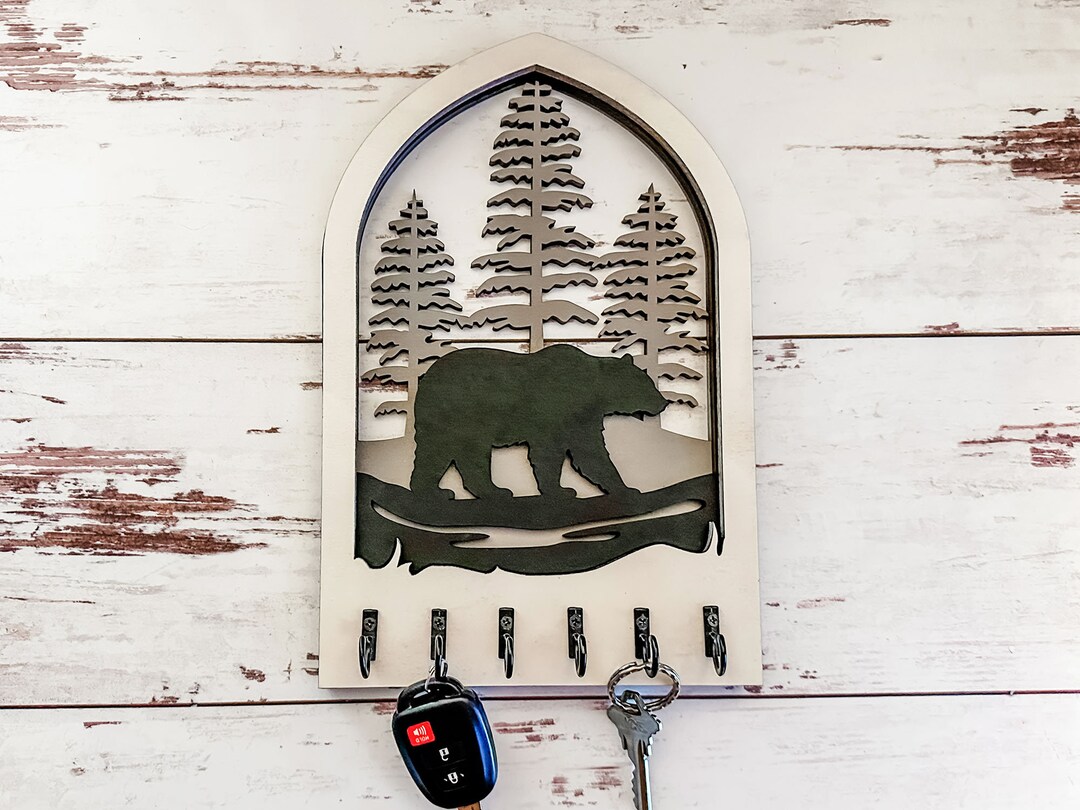 Multilayer Bear Key Holder| Diy | Wall Décor | Paint Kit | Boutique Kit ...