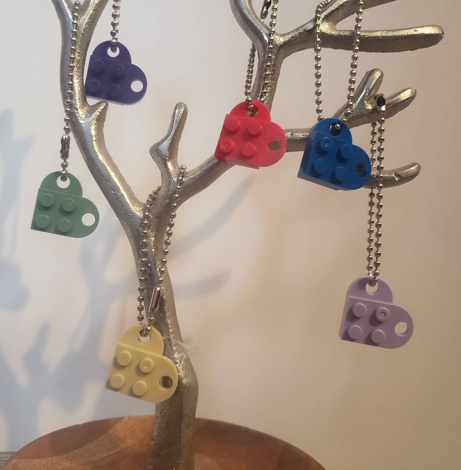 LEGO Heart to Heart Shareable Keychains - Etsy