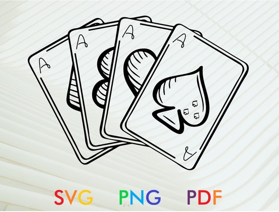 Playing Card Svg Playing Cards Svg Playing Card Suit Svg - Etsy