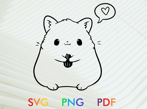 Hamster Svg Hamster Png Hamster Pdf Funny Hamster Svg - Etsy