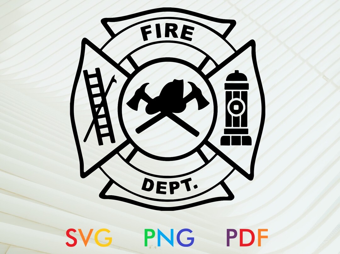 Fire Department Svg, Fire Department Png, Fire Department Pdf, Fire ...