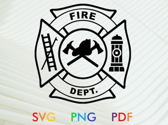 Fire Department Svg Fire Department Png Fire Department Pdf - Etsy