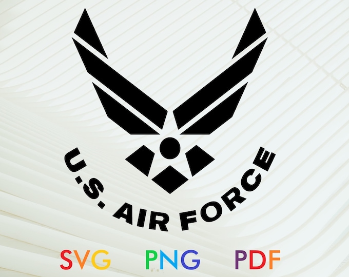 United States Airforce Logo Emblem Vector SVG, Pdf, Dxf, Ai, Png, Eps ...