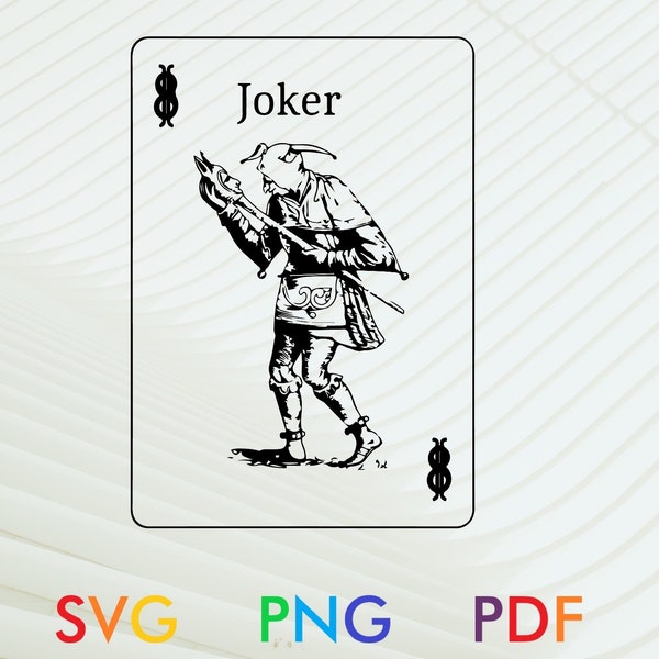 Joker Cards Svg - Etsy