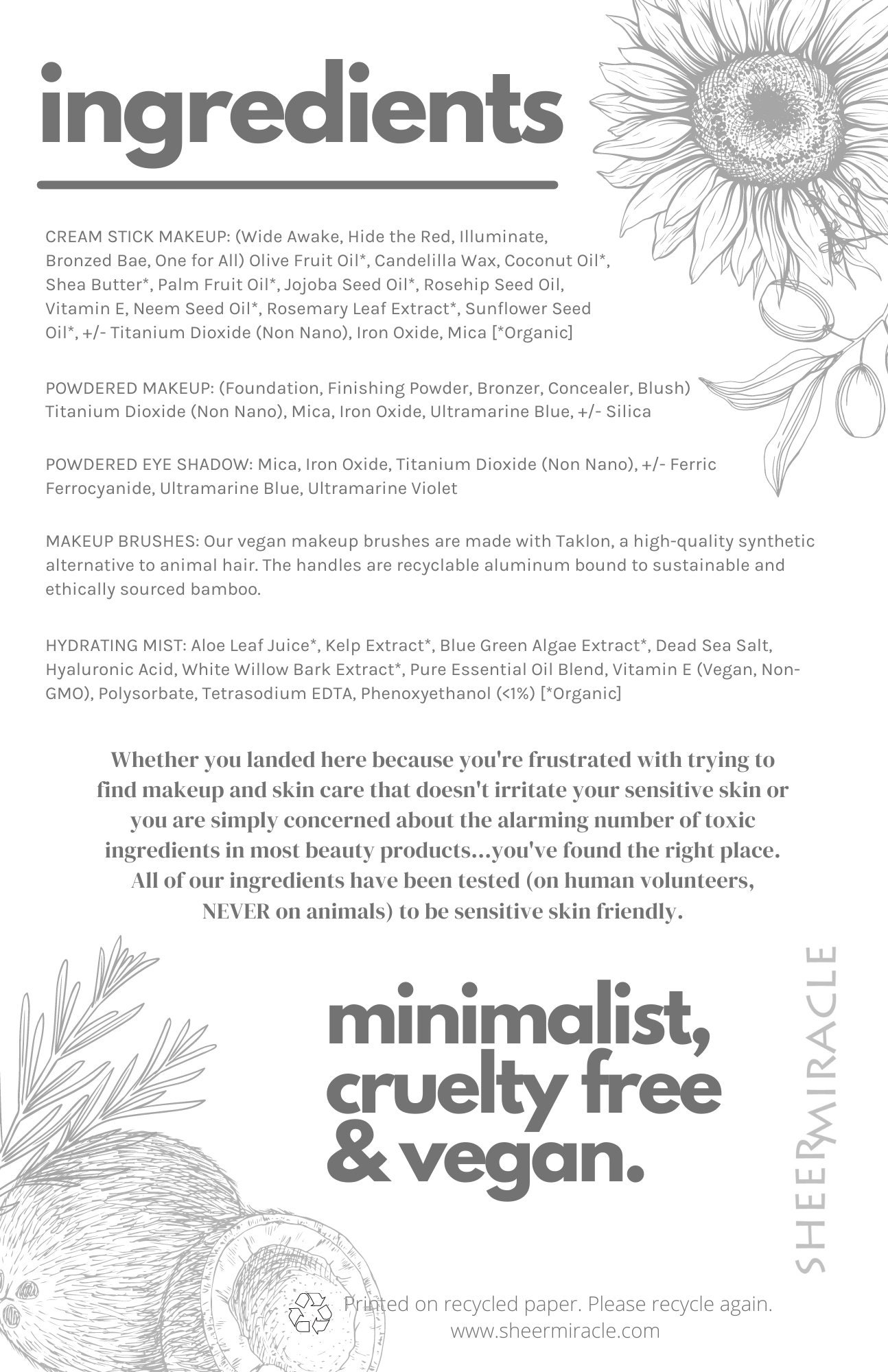 Sheer Miracle Green Loose Powder Color Corrector Concealer Neutralize ...