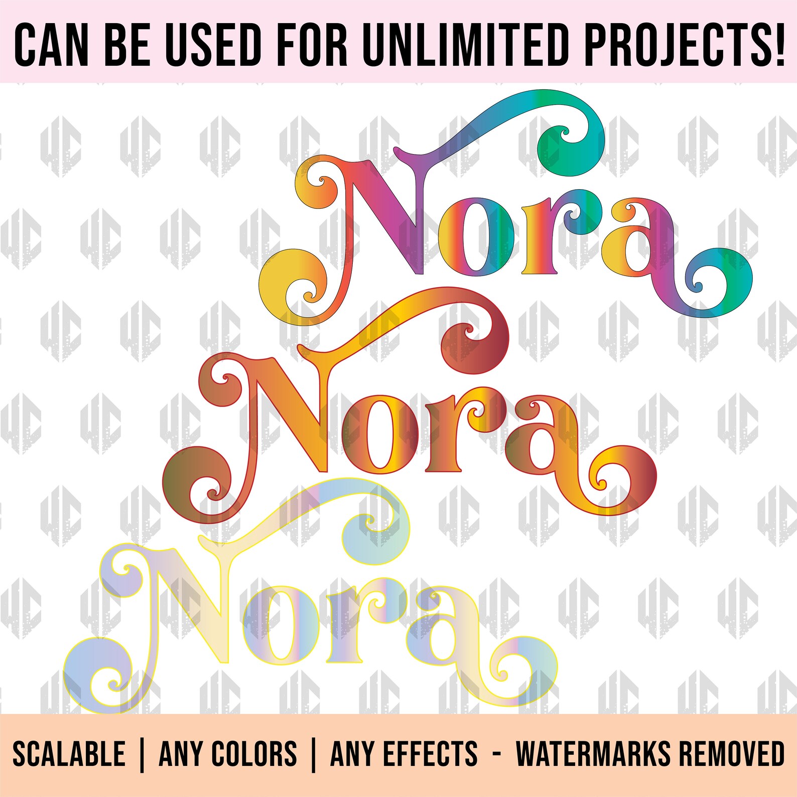 Nora Girl Baby Infant Name SVG Dxf Vector Diy Image Cut File - Etsy UK