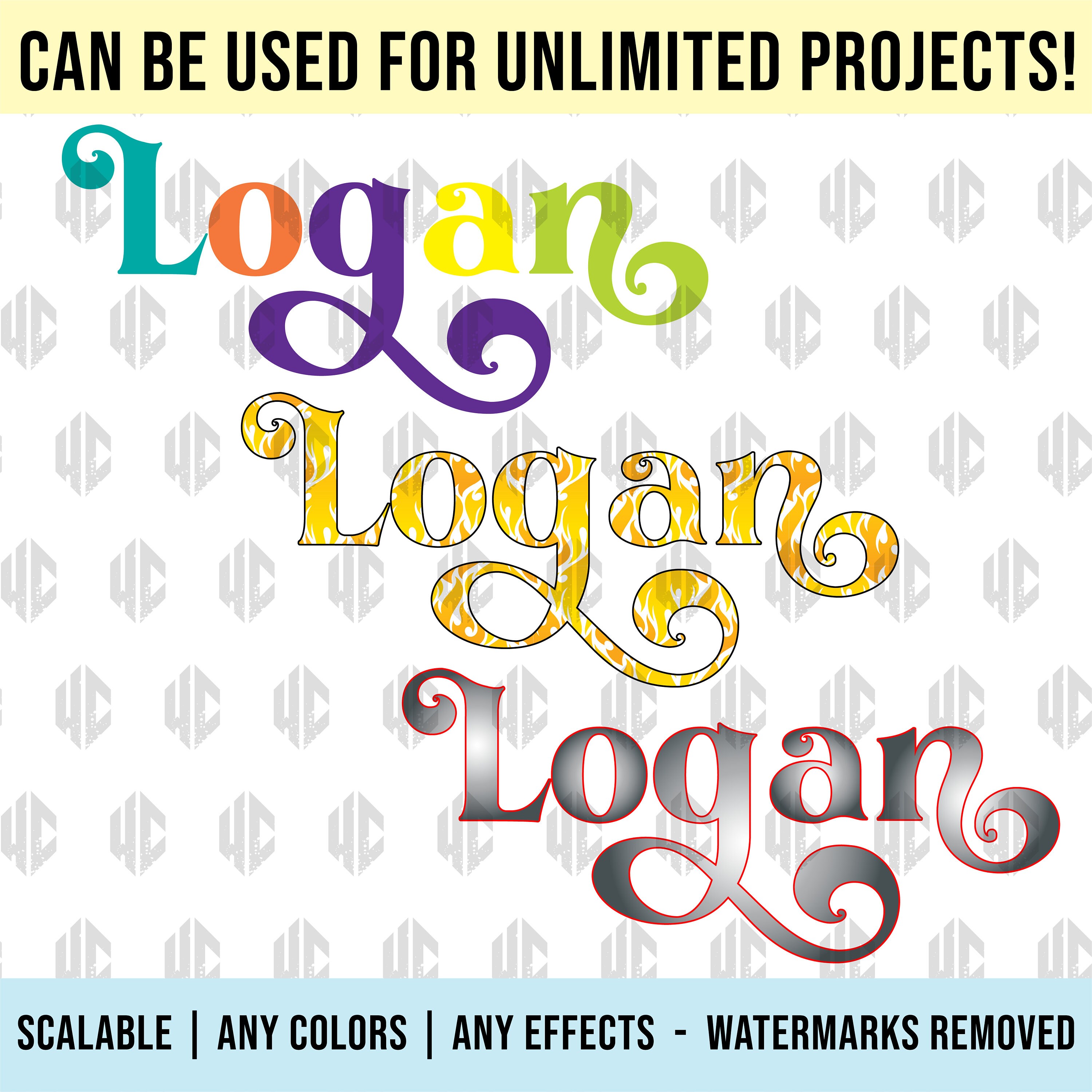 Logan Boy Baby Infant Name SVG Dxf Vector Diy Image Cut File Vinyl ...