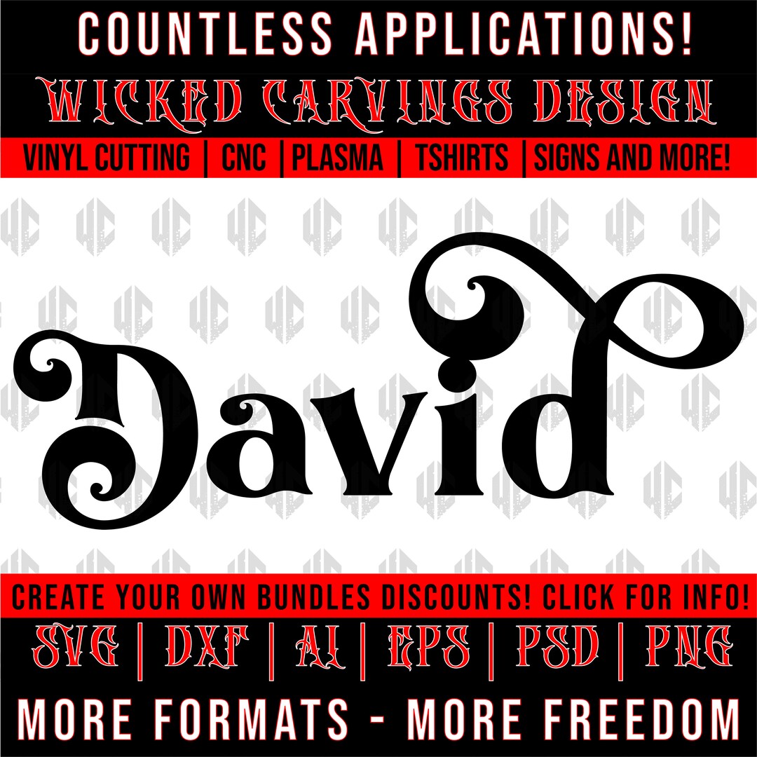 David Boy Baby Infant Name SVG Dxf Vector Diy Image Cut File - Etsy