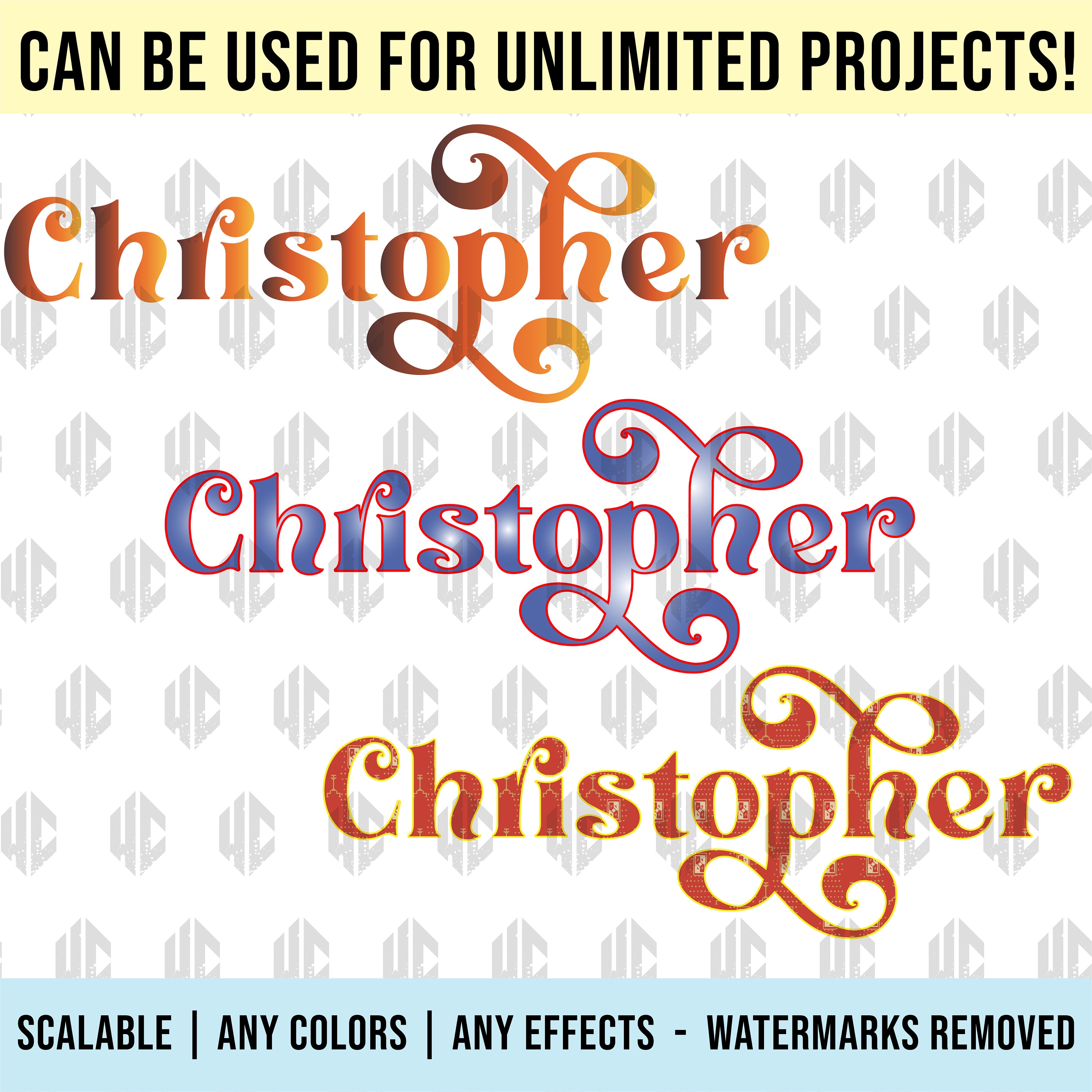 Christopher Boy Baby Infant Name SVG Dxf Vector Diy Image Cut File ...