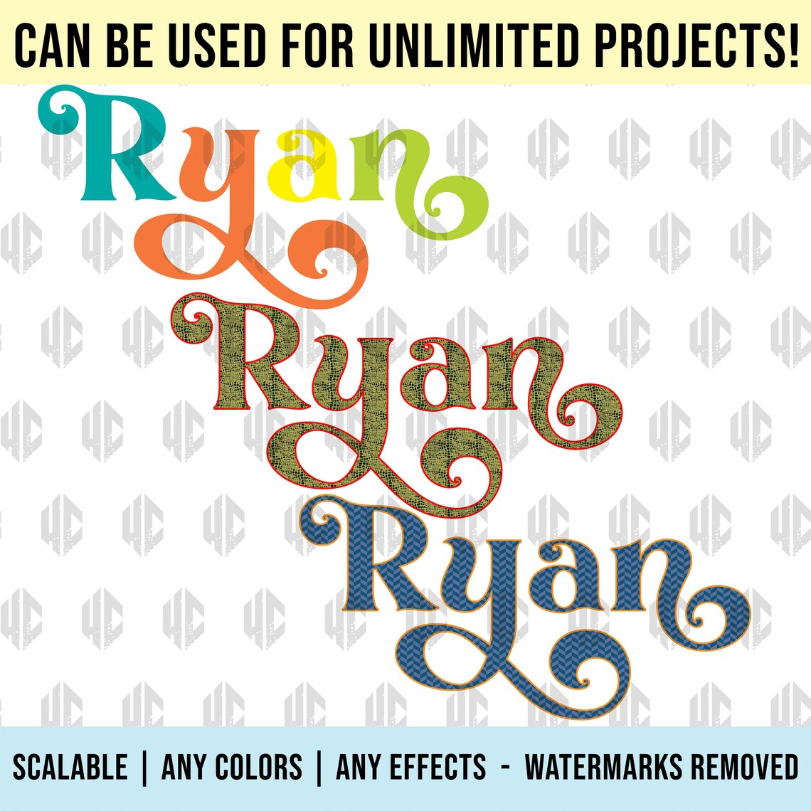 Ryan Boy Baby Infant Name SVG Dxf Vector Diy Image Cut File - Etsy UK