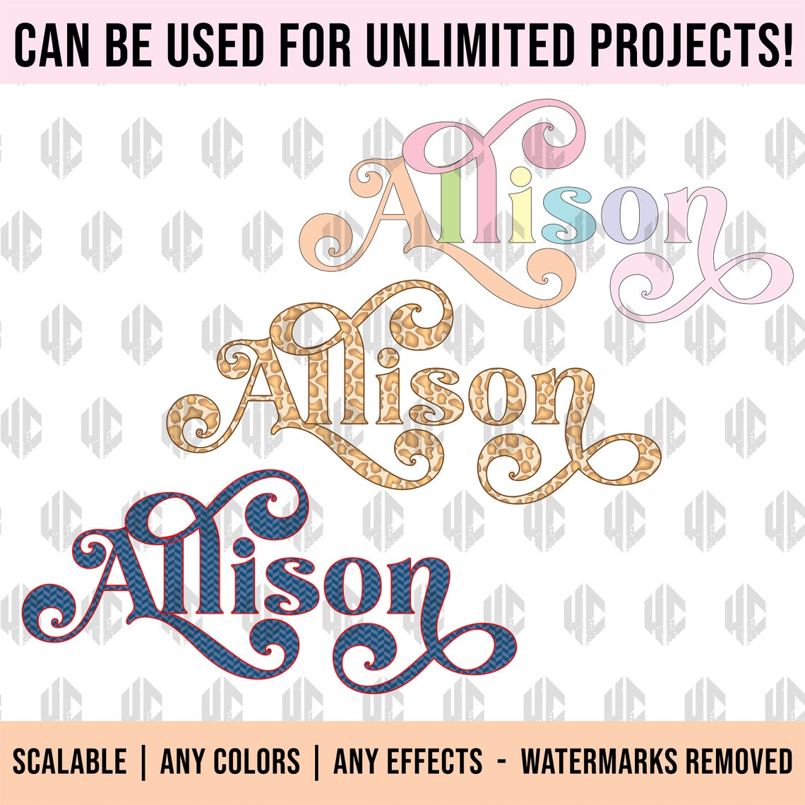 Allison Girl Baby Infant Name SVG Dxf Vector Diy Image Cut File Vinyl ...