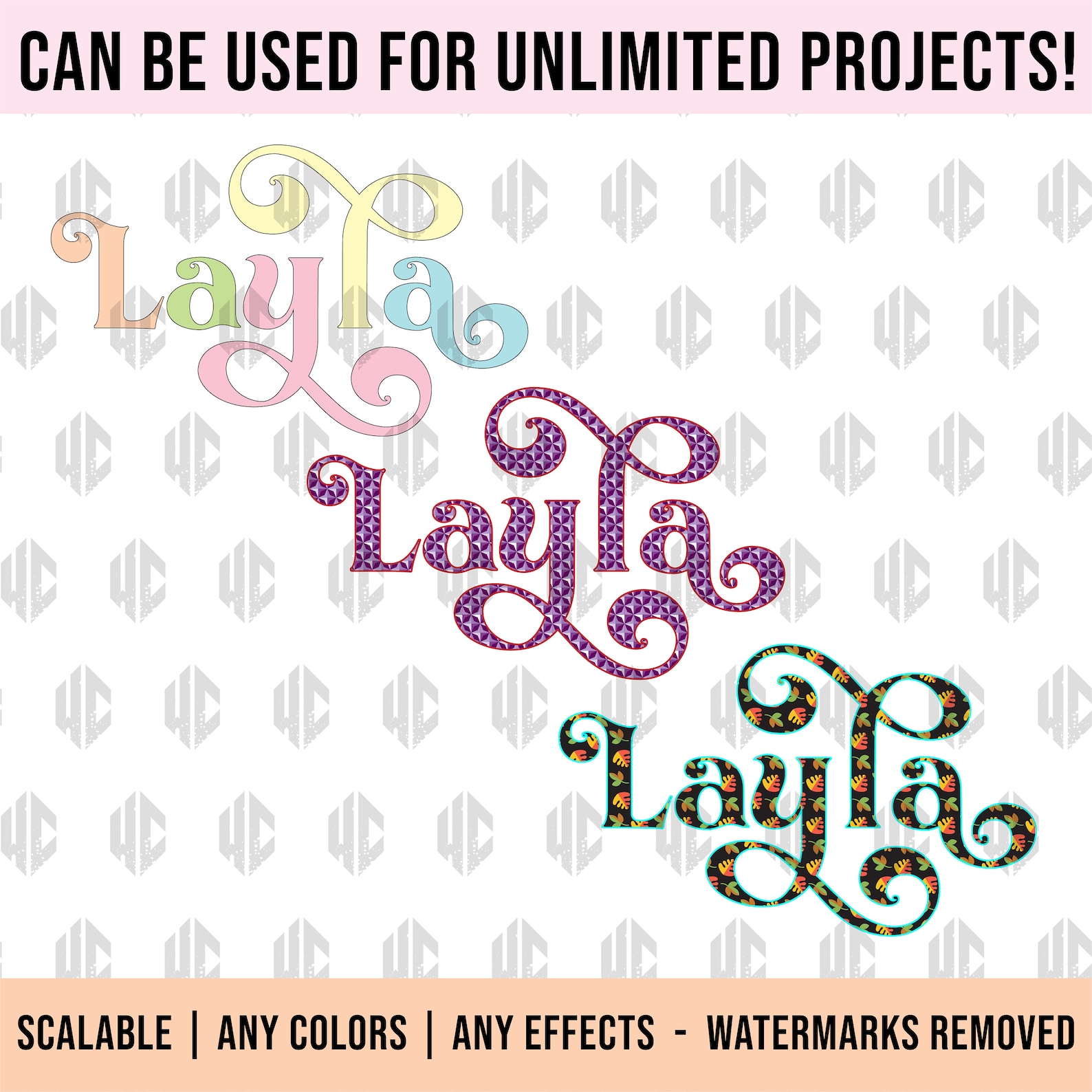 Layla Girl Baby Infant Name SVG Dxf Vector Diy Image Cut File Vinyl ...