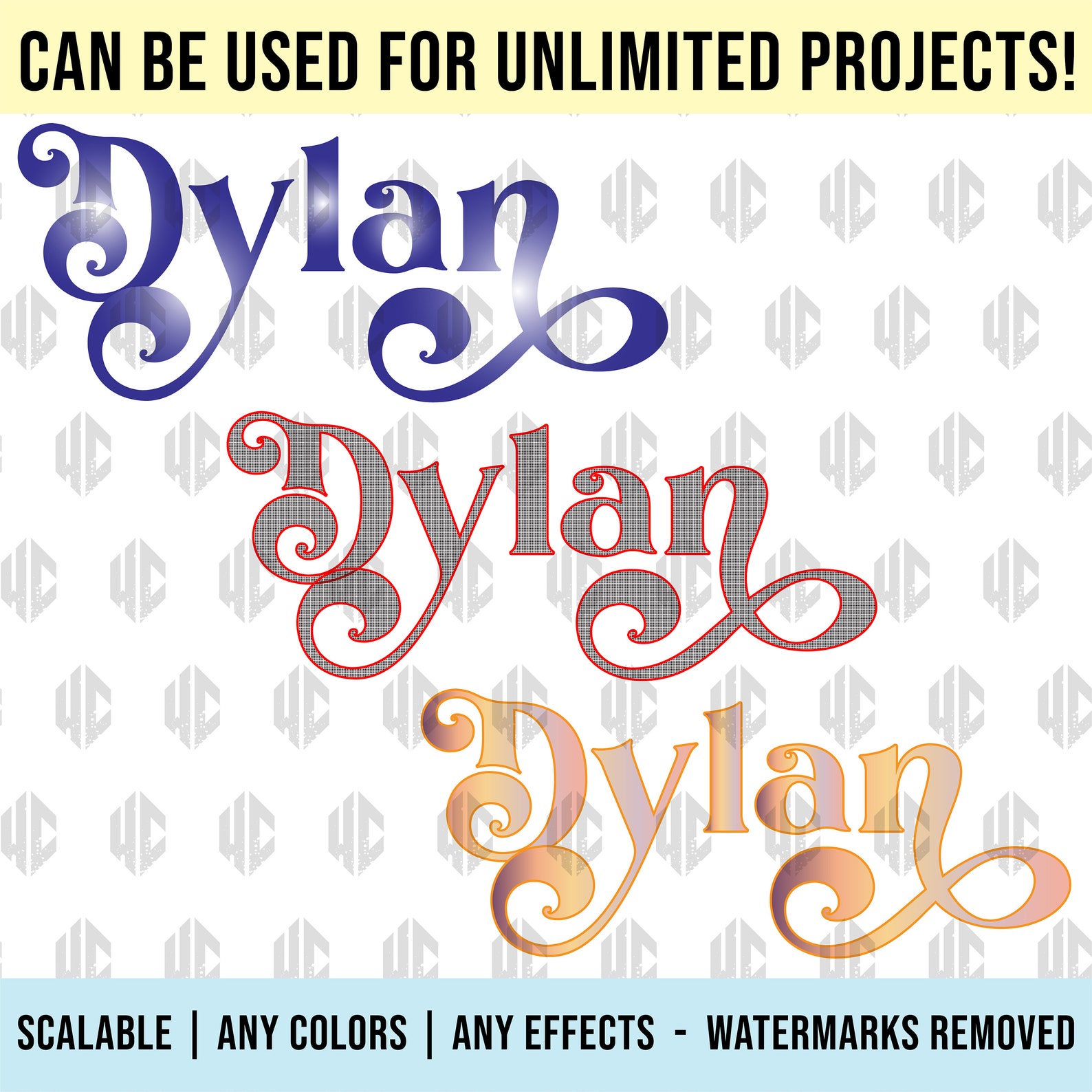 Dylan Boy Baby Infant Name SVG Dxf Vector Diy Image Cut File Vinyl ...