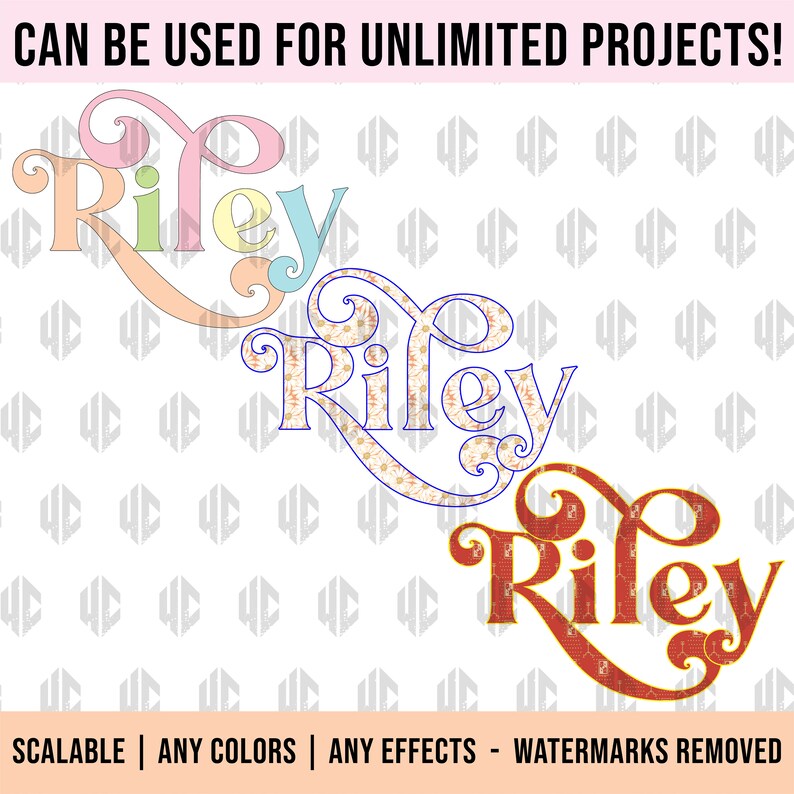 Riley Girl Baby Infant Name SVG Dxf Vector Diy Image Cut File Vinyl ...