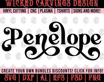 Penelope Name Sign - Etsy