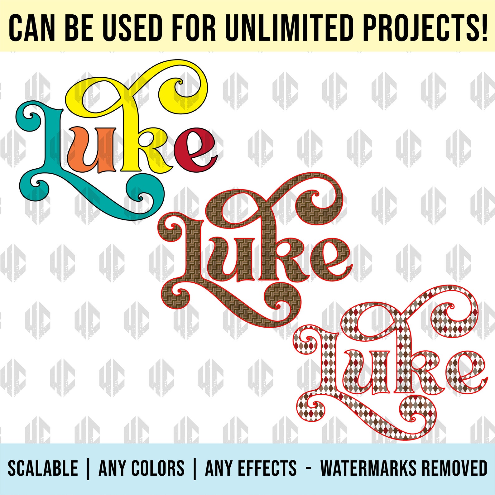 Luke Boy Baby Infant Name SVG Dxf Vector Diy Image Cut File Vinyl ...