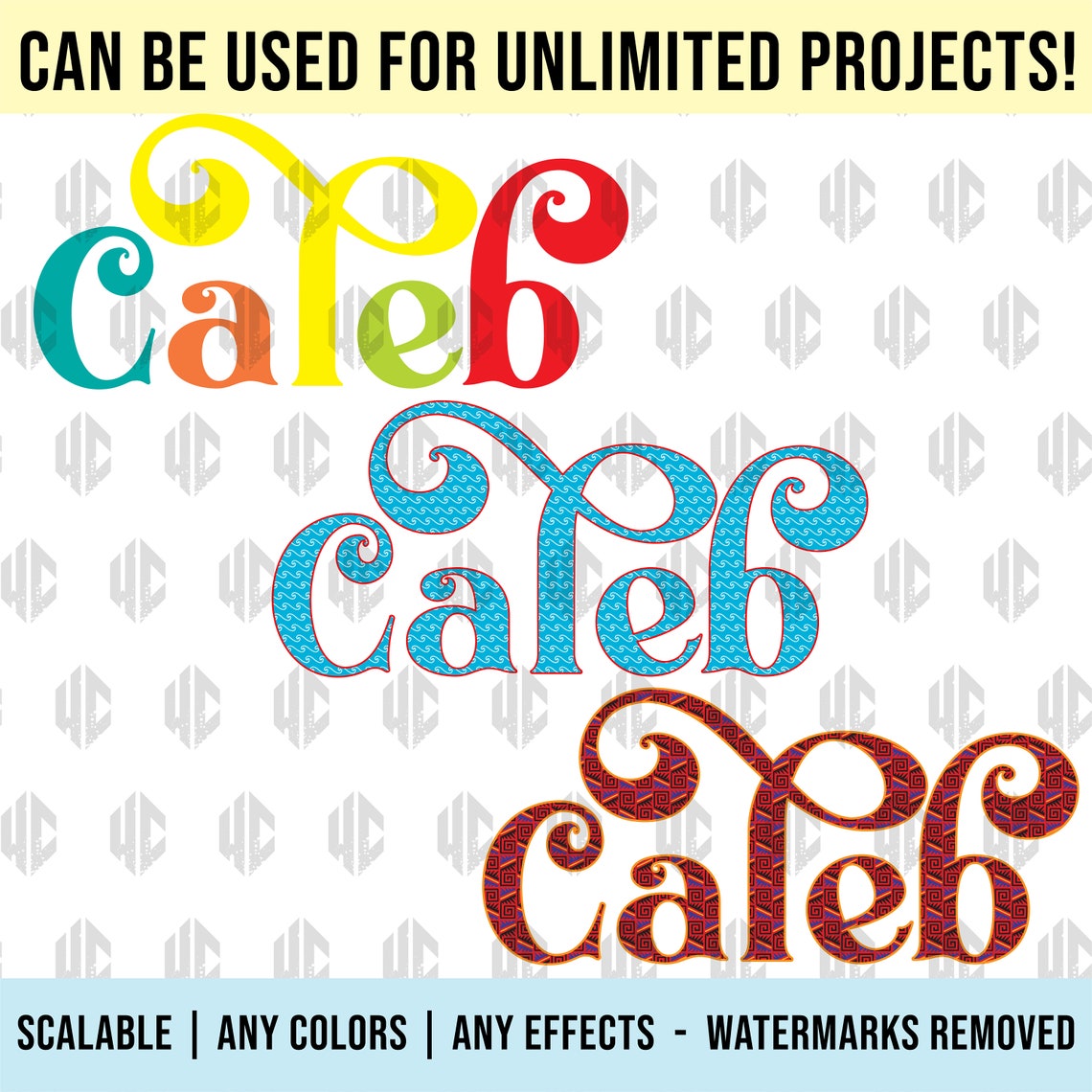 Caleb Boy Baby Infant Name SVG Dxf Vector Diy Image Cut File Vinyl ...