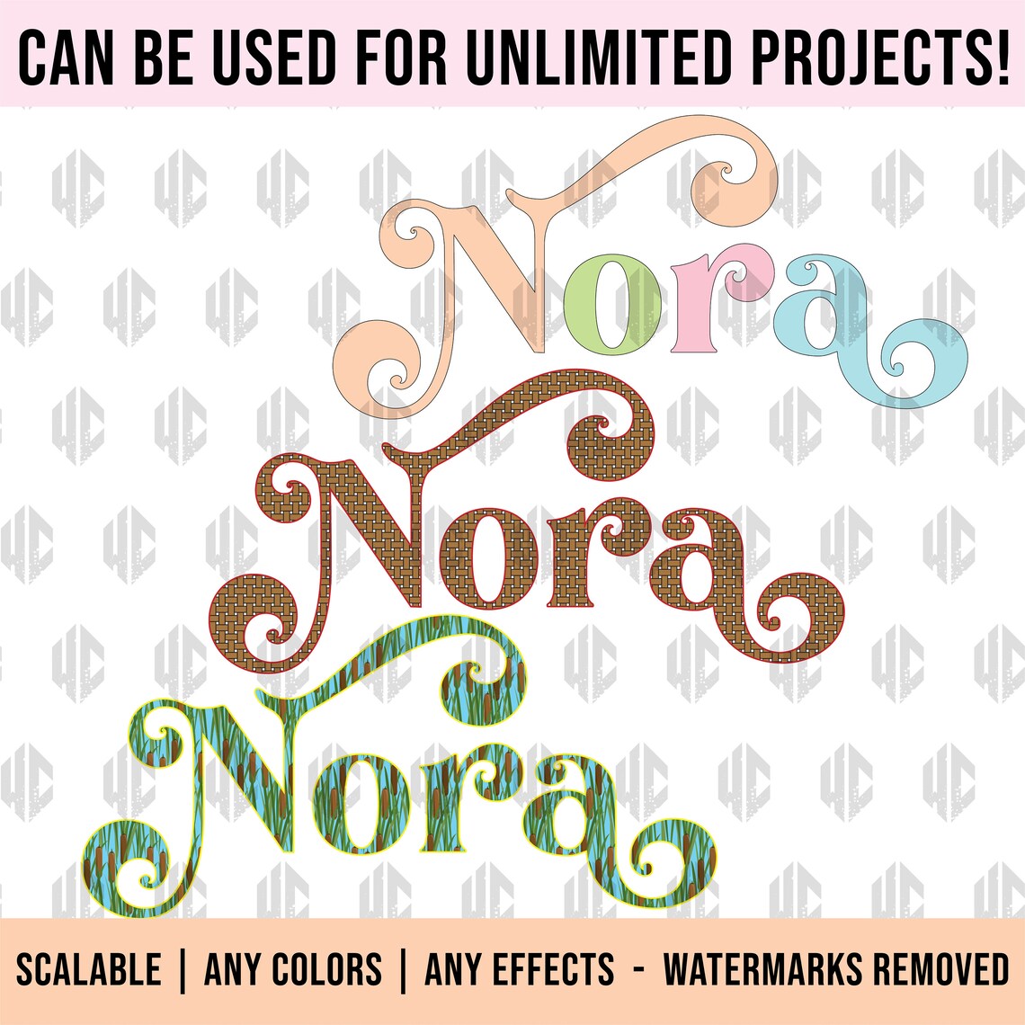 Nora Girl Baby Infant Name SVG Dxf Vector Diy Image Cut File - Etsy UK