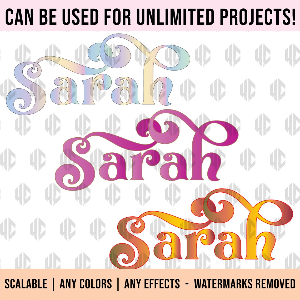 Sarah Girl Baby Infant Name SVG Dxf Vector Diy Image Cut File Vinyl ...