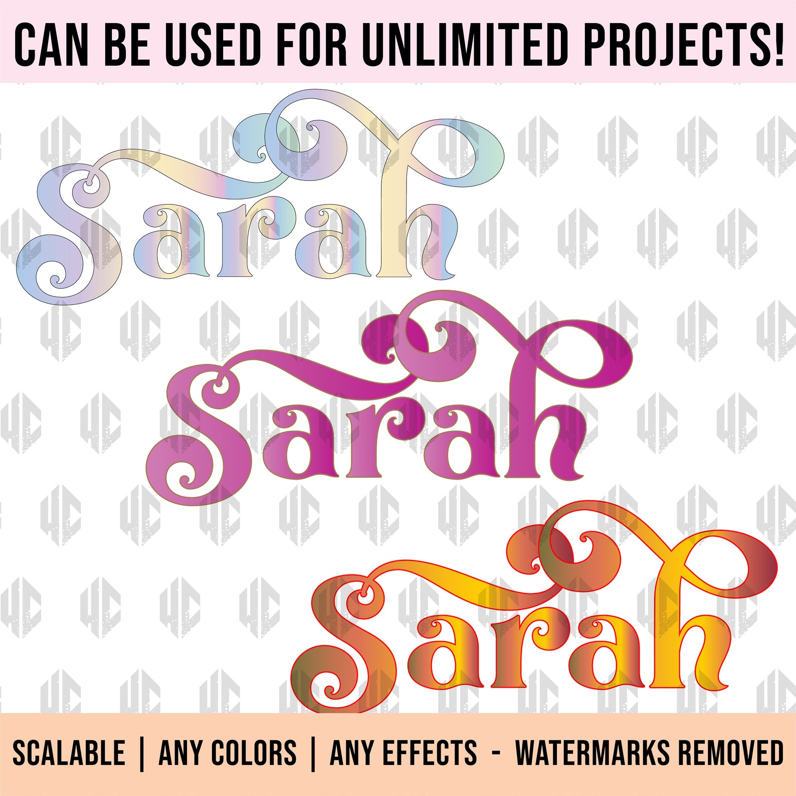 Sarah Girl Baby Infant Name SVG Dxf Vector Diy Image Cut File Vinyl ...