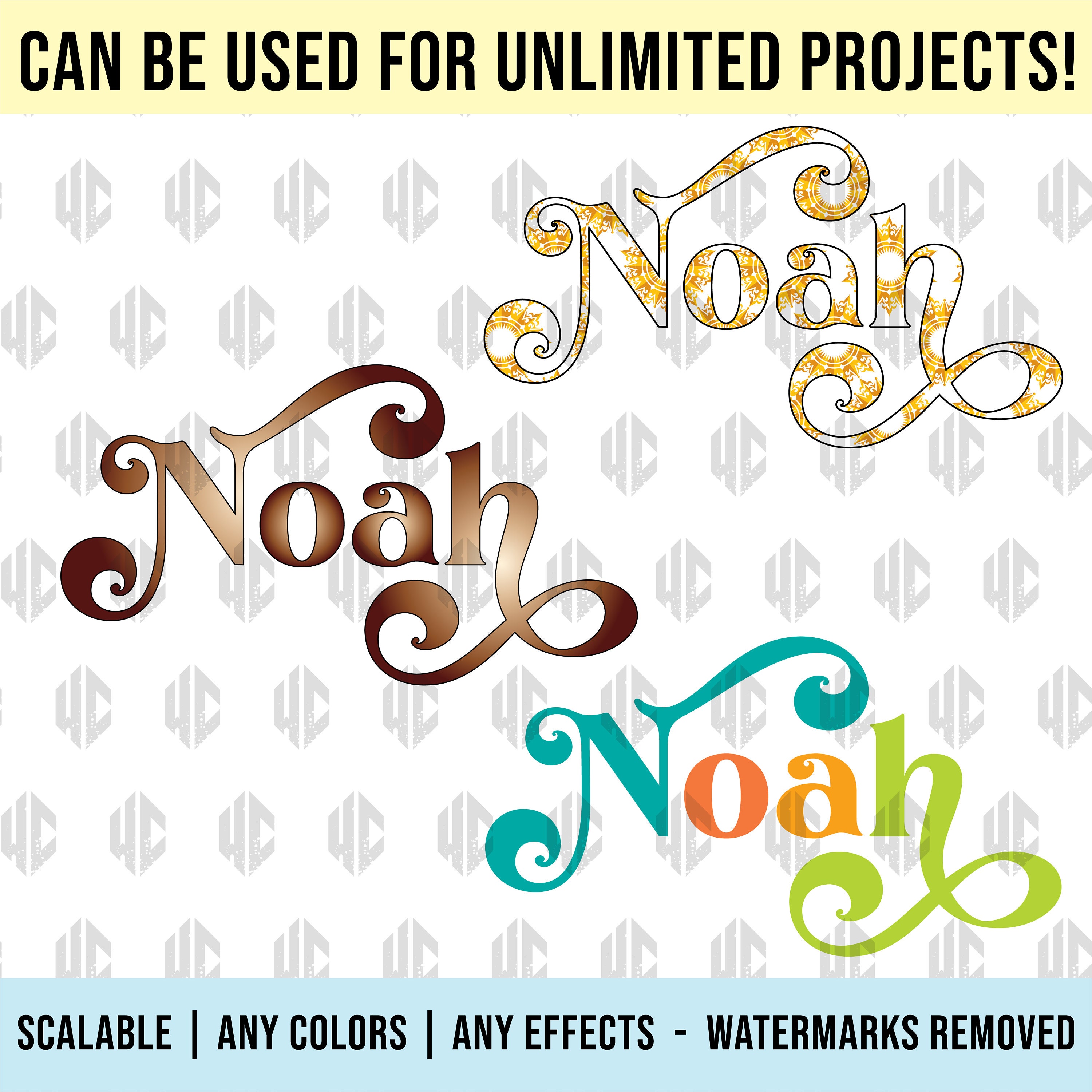 Noah Boy Baby Infant Name SVG Dxf Vector Diy Image Cut File Vinyl ...