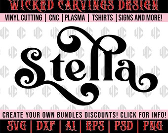 Stella Name Patch - Etsy