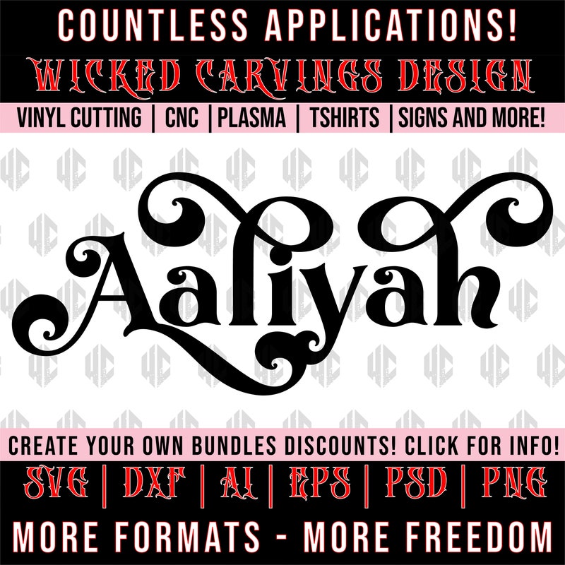 Aaliyah Svg - Etsy