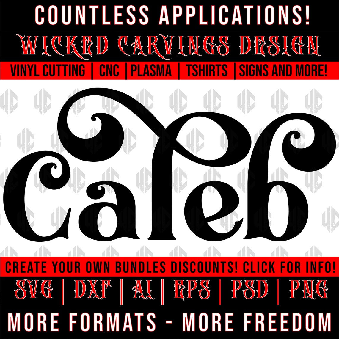 Caleb Boy Baby Infant Name SVG Dxf Vector Diy Image Cut File Vinyl ...