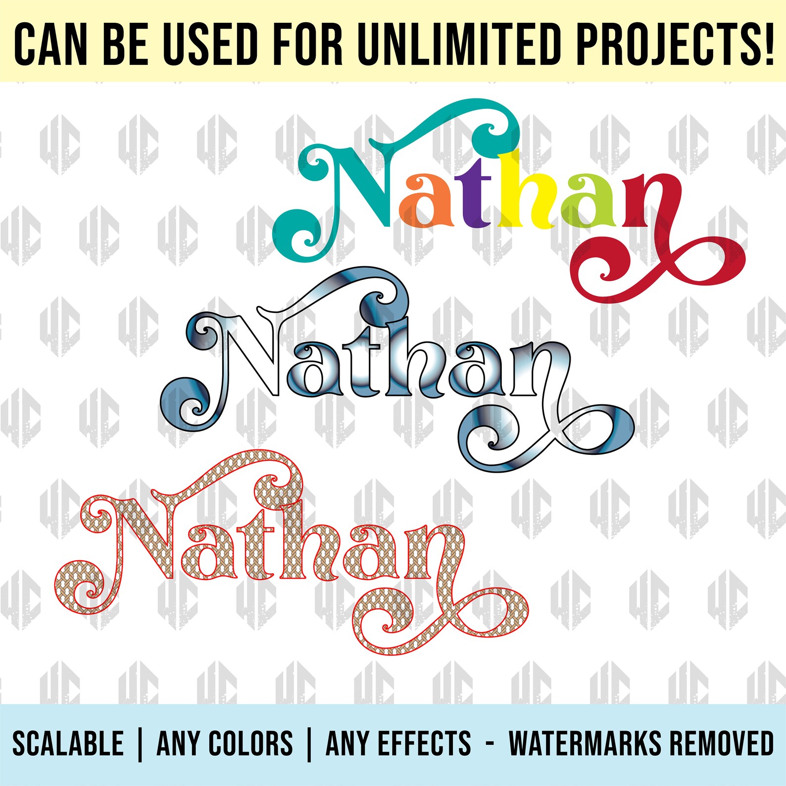 Nathan Boy Baby Infant Name SVG Dxf Vector Diy Image Cut File - Etsy