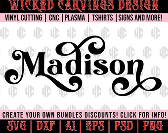 Madison Name Sign - Etsy