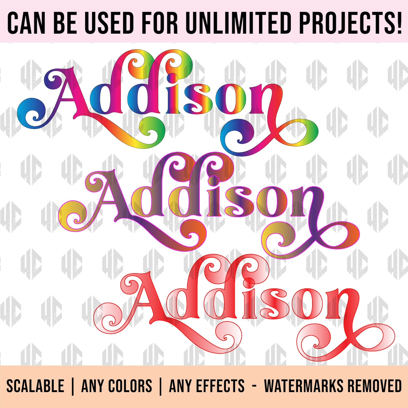 Addison Girl Baby Infant Name SVG Dxf Vector Diy Image Cut File Vinyl ...