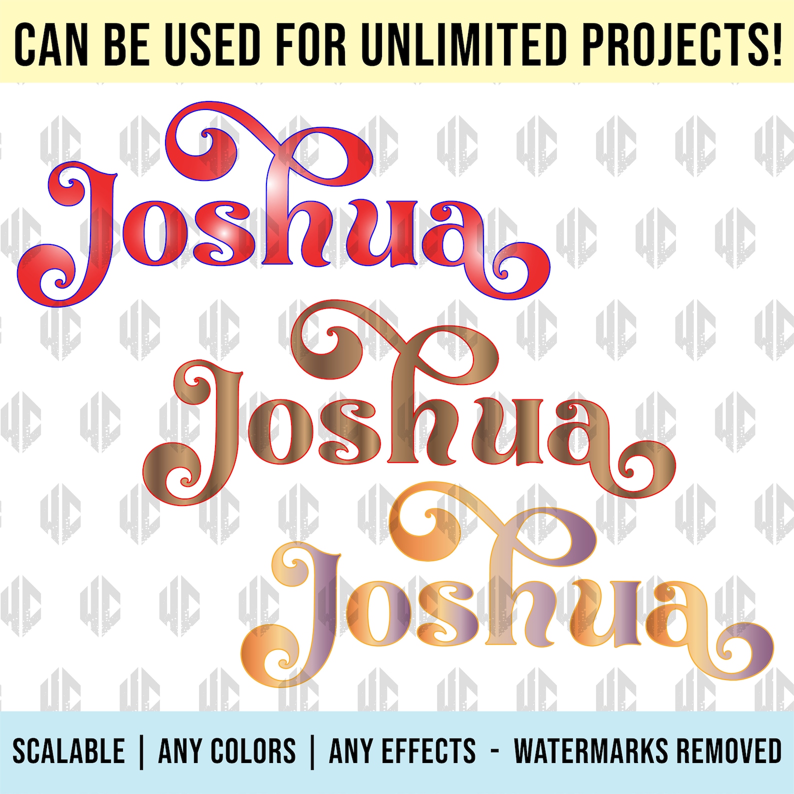 Joshua boy baby infant name SVG dxf vector diy image cut file vinyl ...