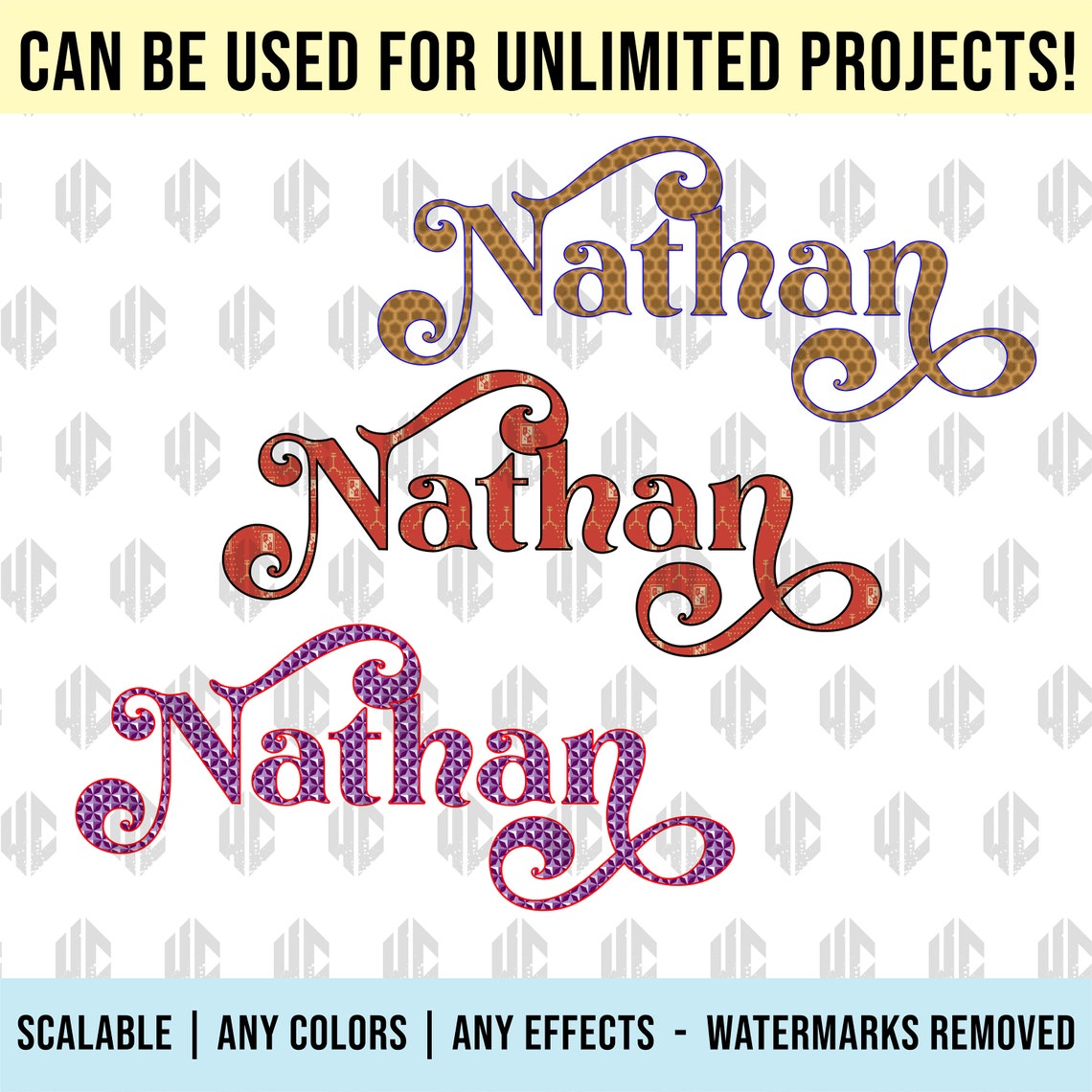 Nathan Boy Baby Infant Name SVG Dxf Vector Diy Image Cut File - Etsy